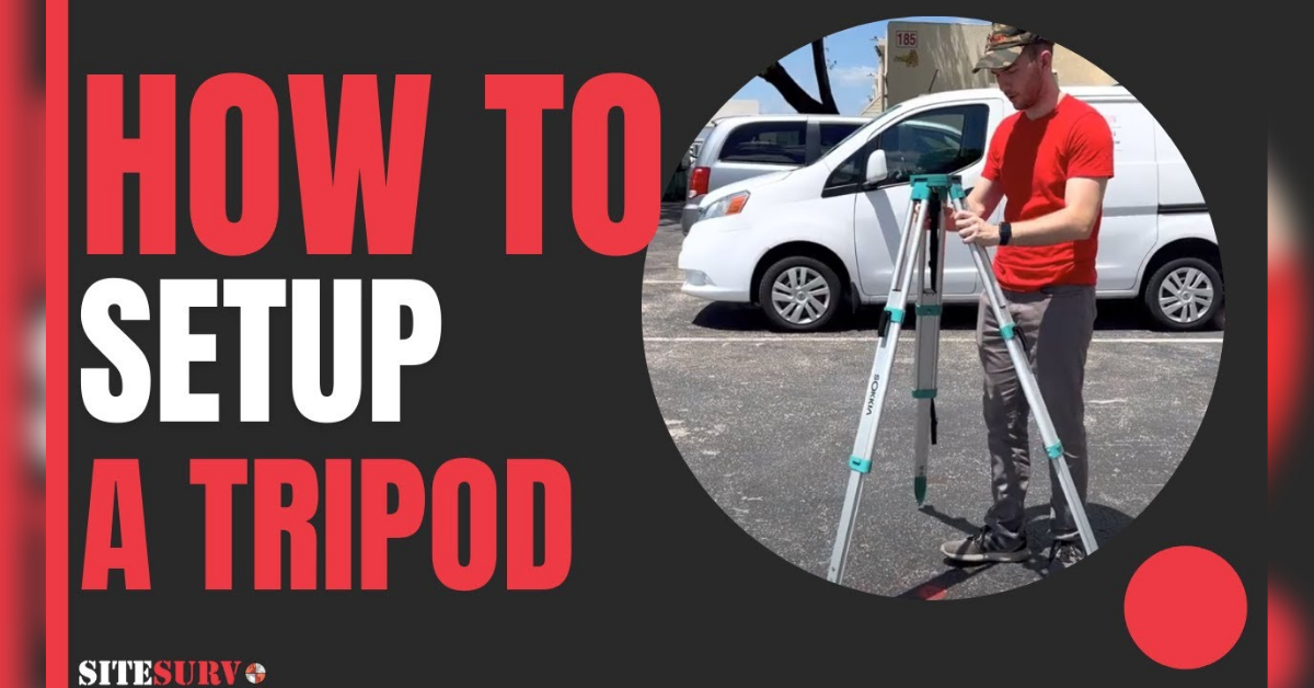 How To Setup A Tripod For Surveying - Land Surveying Tips and Tricks ...